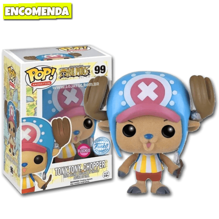 Funko Pop! One Piece - Tony Tony. Chopper #99 Flocked - Loja TSC