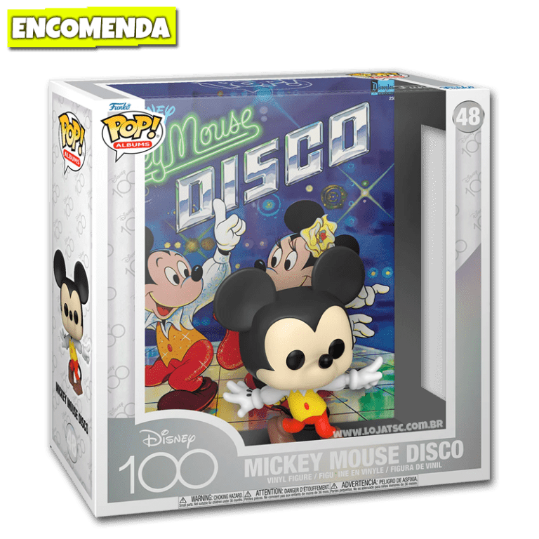 Funko Pop! Album: Disney 100 - Mickey Mouse Disco #48 - Loja TSC