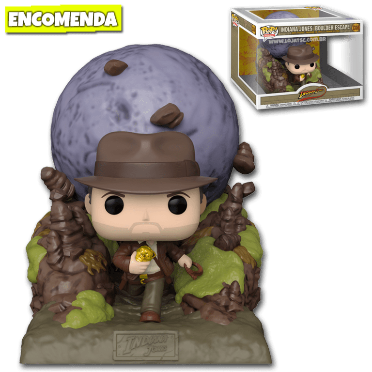Funko Pop! Indiana Jones - Indiana Jones Boulder Escape #1360 - Loja TSC