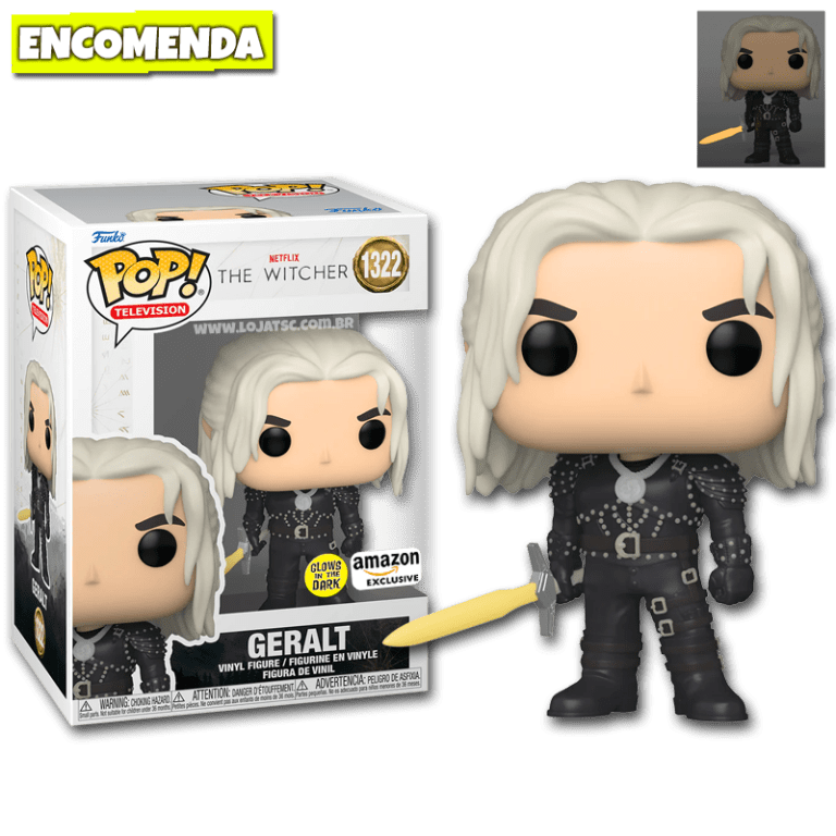 Funko Pop! The Witcher - Geralt #1317 - Loja TSC