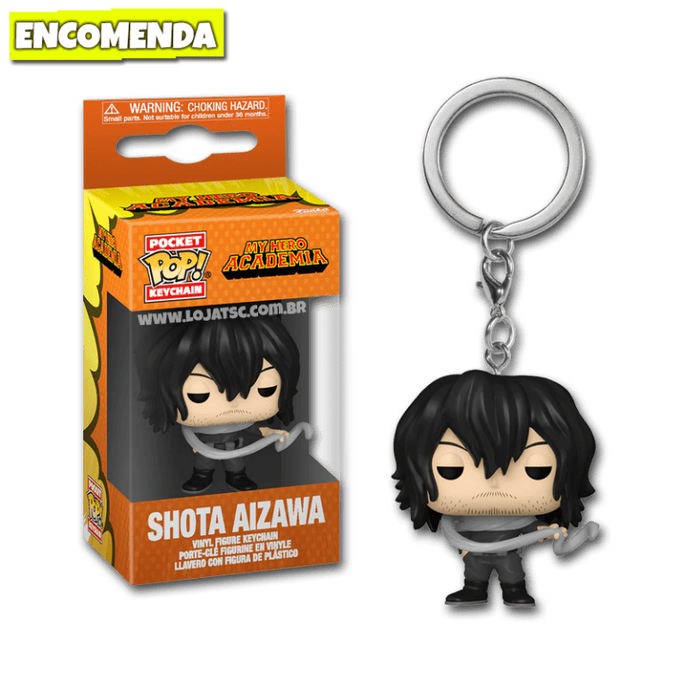 Funko Pop! Chaveiro My Hero Academia - Shota Aizawa - Loja TSC