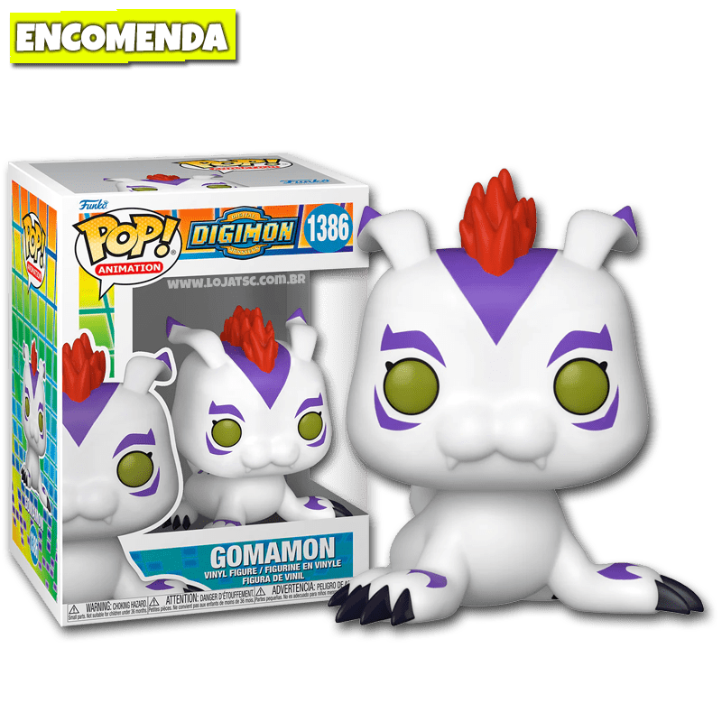 Funko Pop! Digimon - Gomamon #1386 - Loja TSC