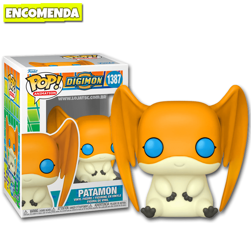PRÉ-VENDA: Funko Pop! Digimon - Patamon #1387 - Loja TSC