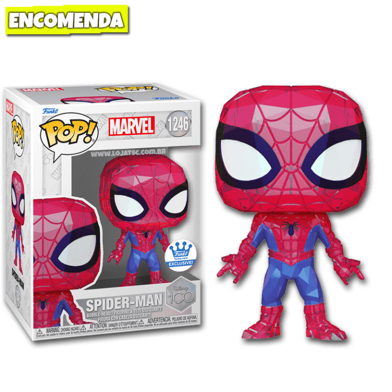 Funko Pop! Disney 100 - Spider-Man (FACET) #1246 - Loja TSC