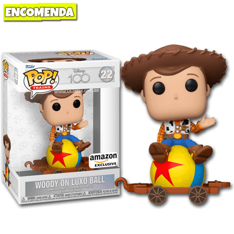 Funko Pop! Disney 100 - Woody on Luxo Ball #22 - Loja TSC