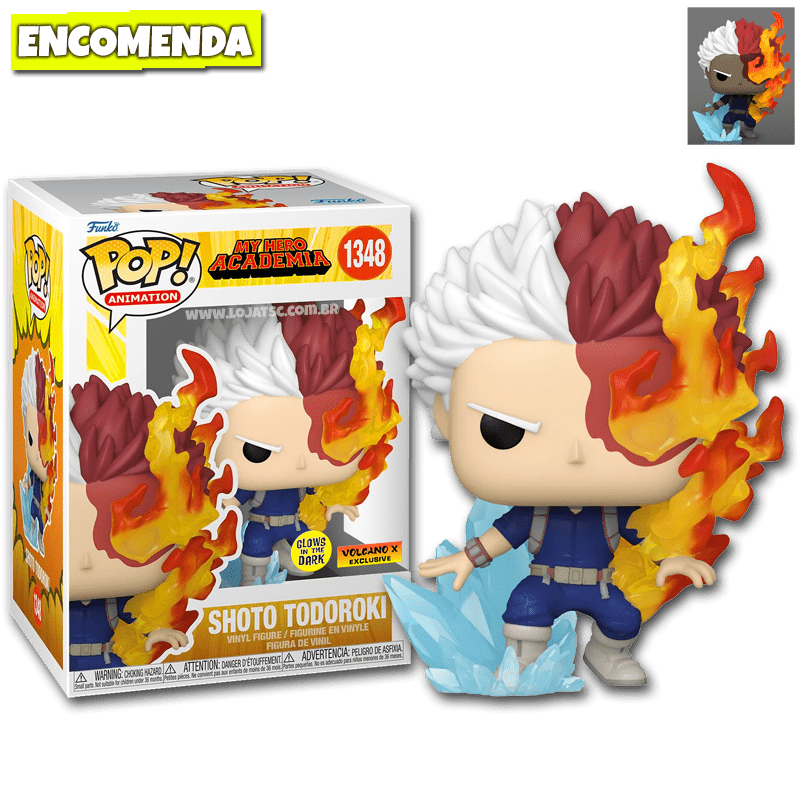 PRÉ-VENDA: Funko Pop! My Hero Academia - Shoto Todoroki #1348 GITD ...