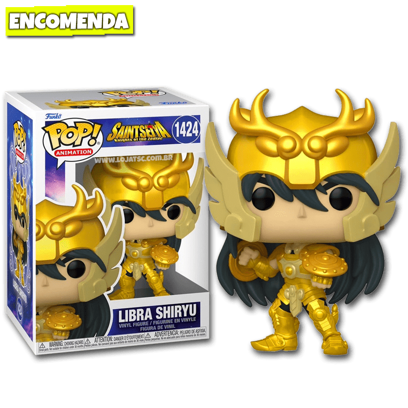 PRÉ-VENDA: Funko Pop! Os Cavaleiros do Zodíaco - Libra Shiryu #1424 ...