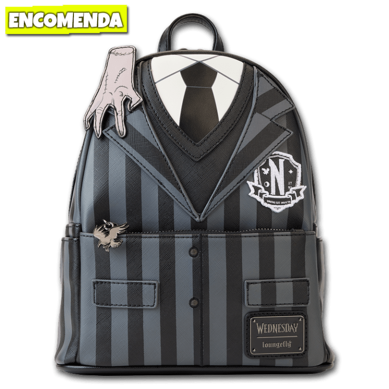 Loungefly Wednesday Addams Mini Backpack - Loja TSC