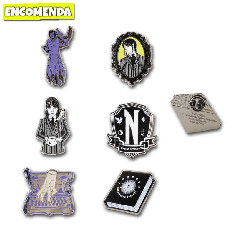 Wednesday Addams Mystery Pin - Loja TSC