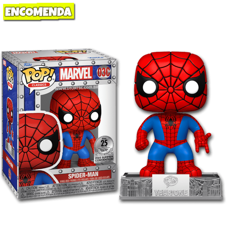 Funko Pop! Classic: Marvel - Spider-Man #03C - Loja TSC