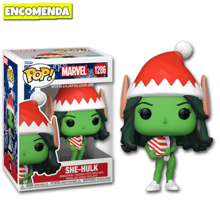 Funko Pop! Marvel: Holiday - She-Hulk #1286 - Loja TSC