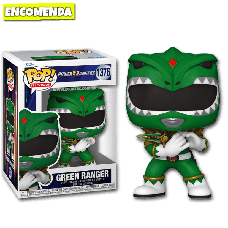 Funko Pop! Power Rangers - Green Ranger 1376 - Loja TSC