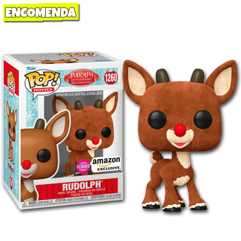 Funko Pop! Rudolph a Rena do Nariz Vermelho - Rudolph #1260 - Loja TSC