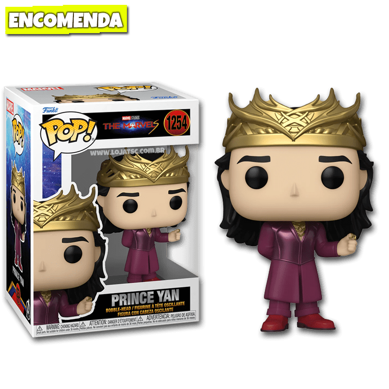 PRÉ-VENDA: Funko Pop! The Marvels - Prince Yan #1254 - Loja TSC