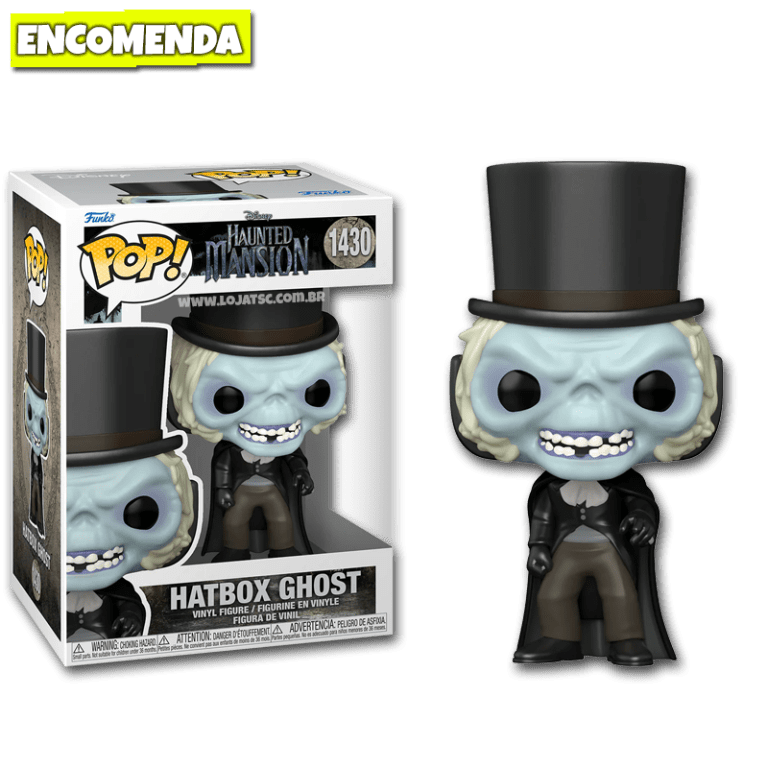 Funko Pop! Mansão Mal-Assombrada - Hatbox Ghost #1430 - Loja TSC
