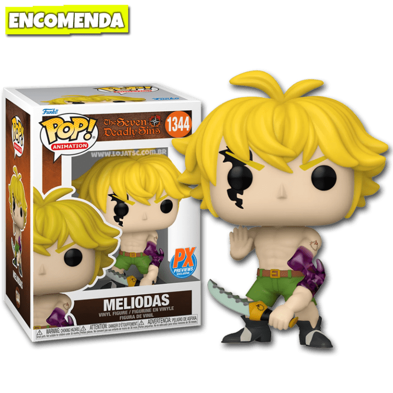 Funko Pop! The Seven Deadly Sins - Meliodas #1344 - Loja TSC