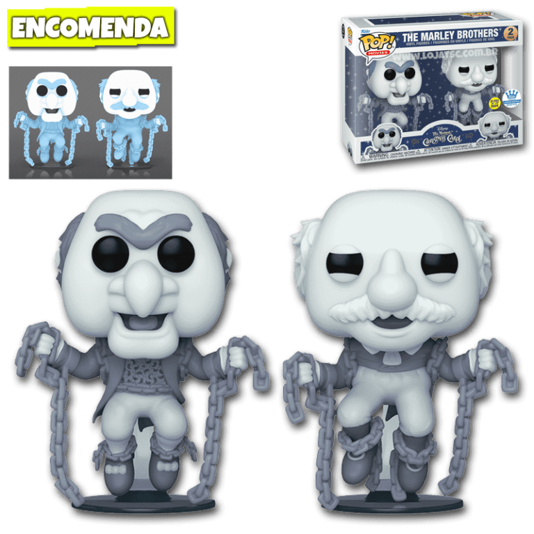 Funko Pop! The Muppet Christmas Carol - The Marley Brothers 2Pk - Loja TSC