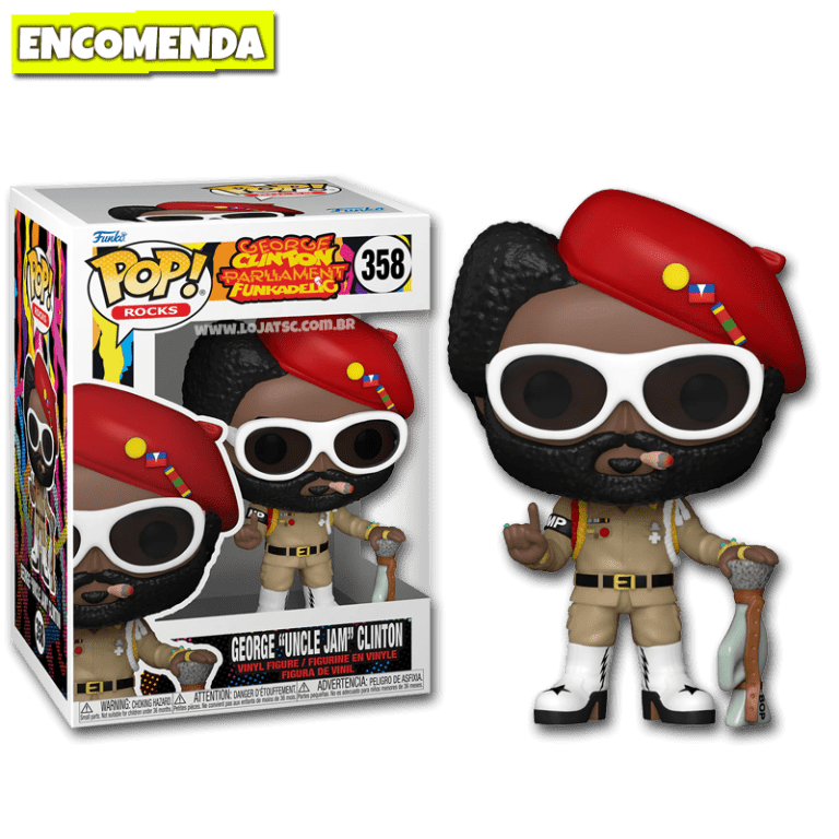 Funko Pop! George Clinton Parliament Funkadelic - George Uncle Jam ...