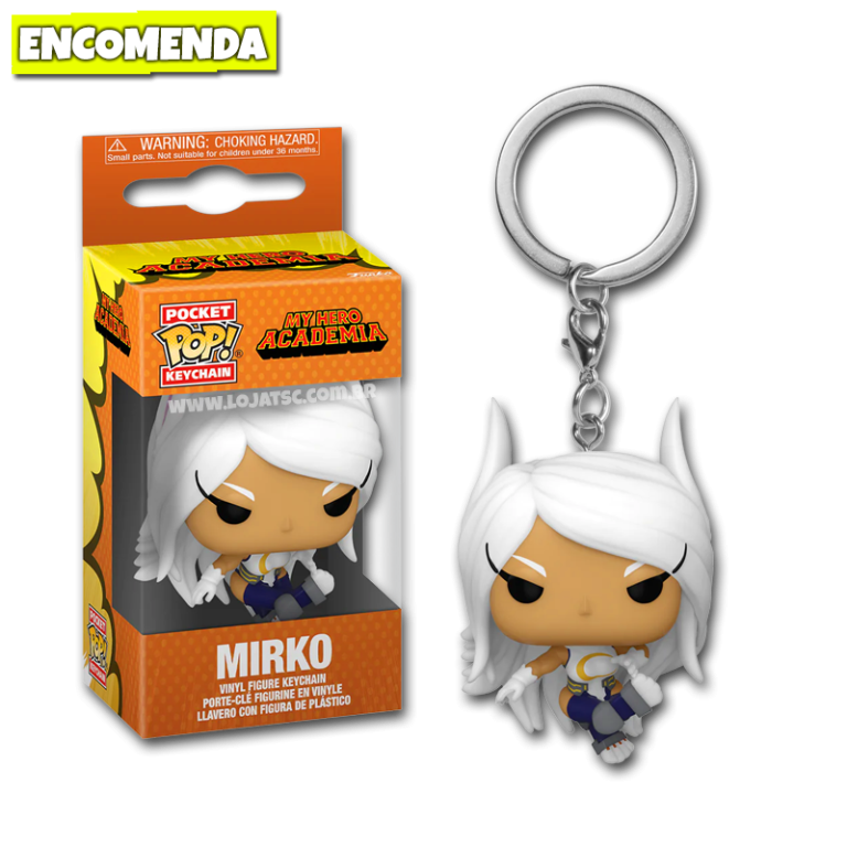 Funko Pop! Chaveiro My Hero Academia - Mirko - Loja TSC