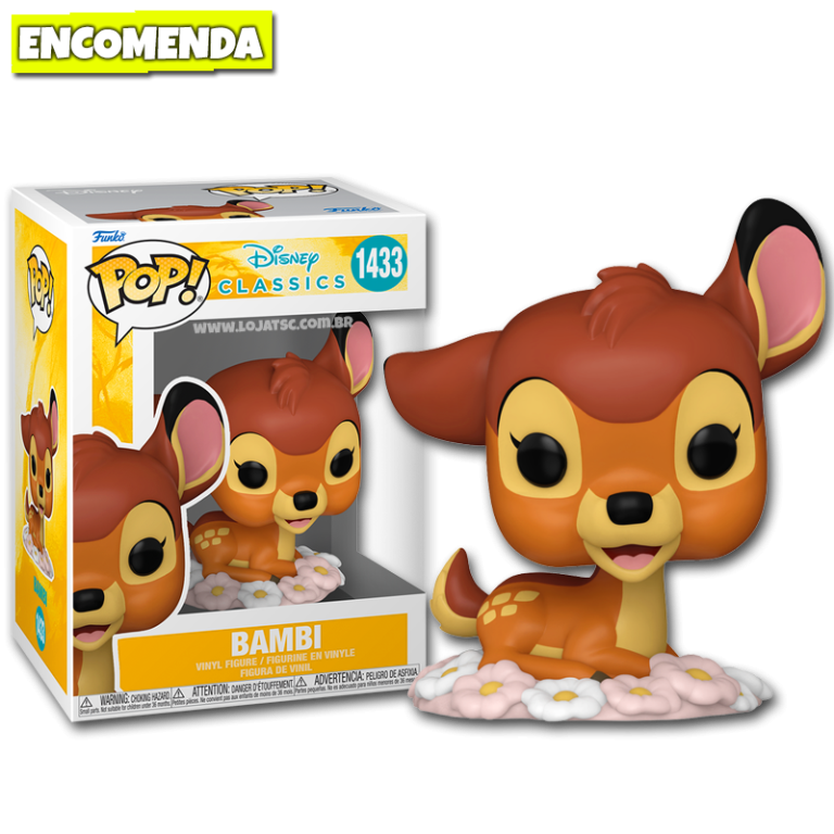Funko Pop! Disney Classics: Bambi - Flower 1434 - Loja TSC