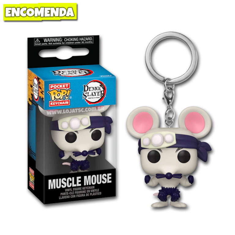 Funko Pop! Chaveiro Demon Slayer - Muscle Mouse - Loja TSC