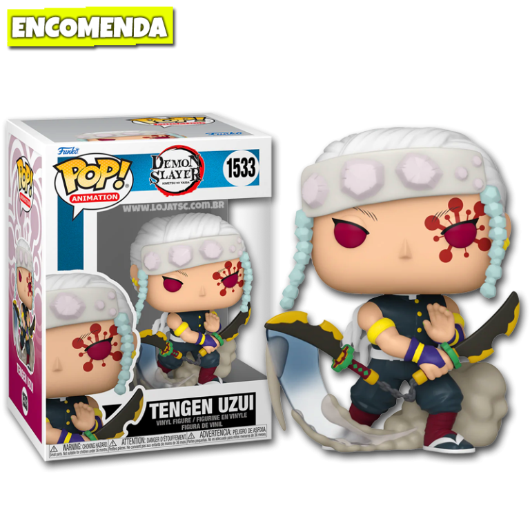 PRÉ-VENDA: Funko Pop! Demon Slayer - Tengen Uzui 1537 - Loja TSC