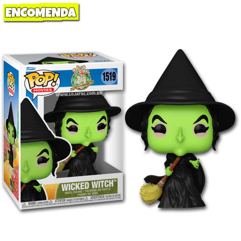 Funko Pop! O Mágico de Oz (The Wizard of Oz) - Wicked Witch 1519 - Loja TSC