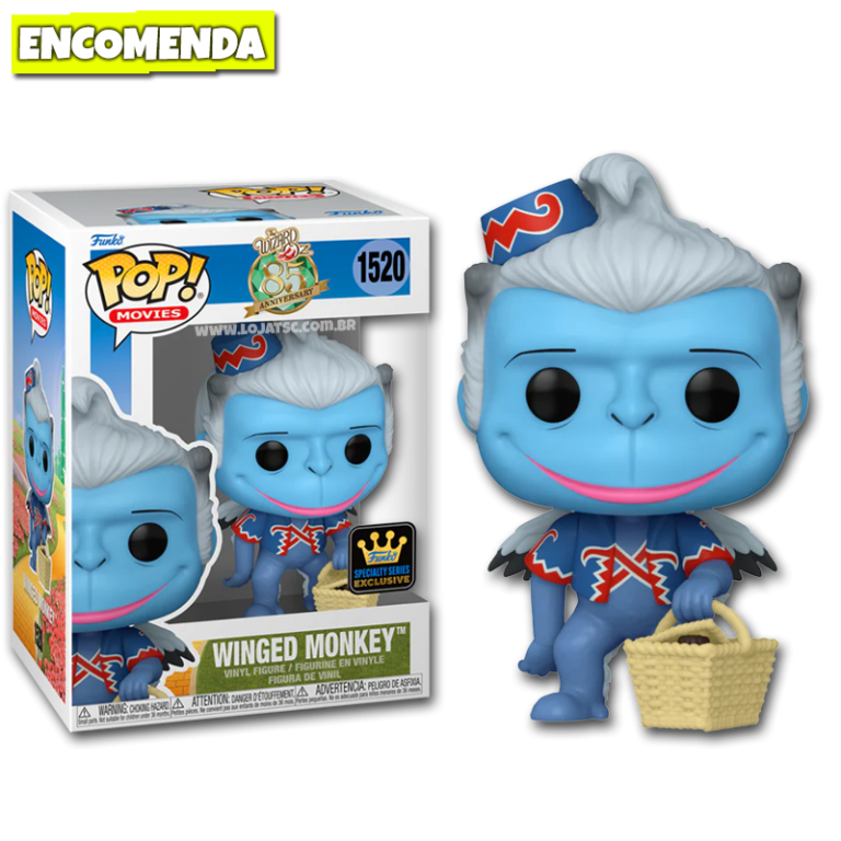 Funko Pop! O Mágico de Oz (The Wizard of Oz) - Winged Monkey 1520 ...