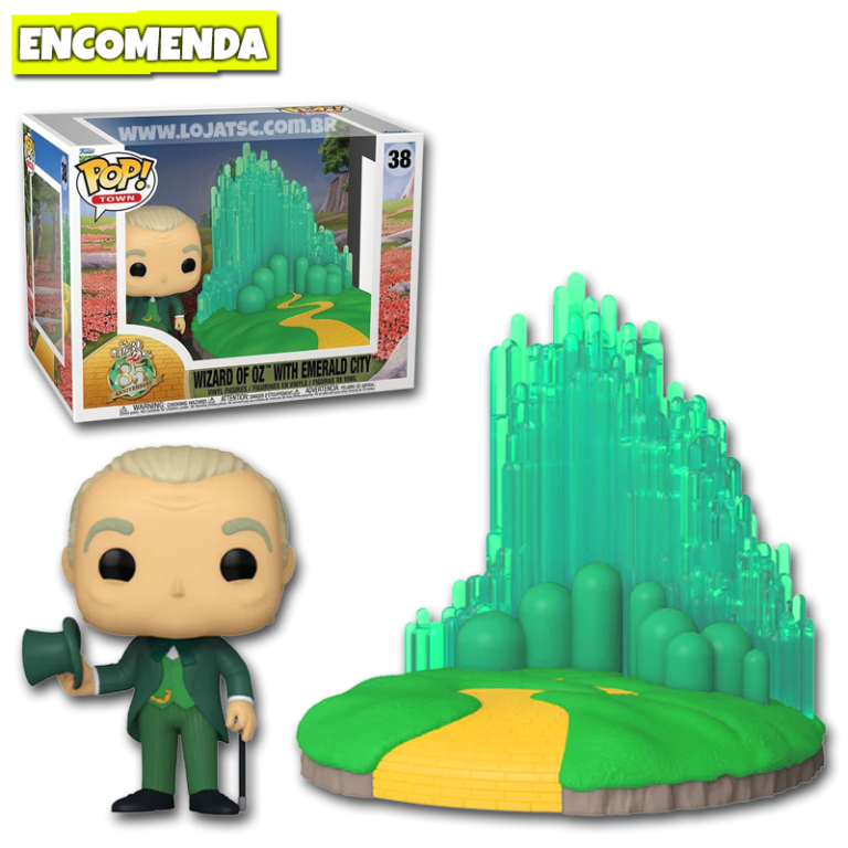 Funko Pop! O Mágico de Oz - Wizard of Oz with Emerald City 38 - Loja TSC