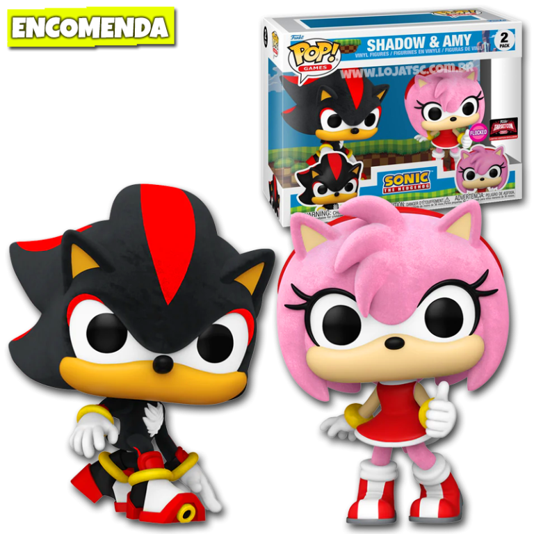 Funko Pop! Sonic the Hedgehog - Shadow & Super Shadow 2Pk - Loja TSC