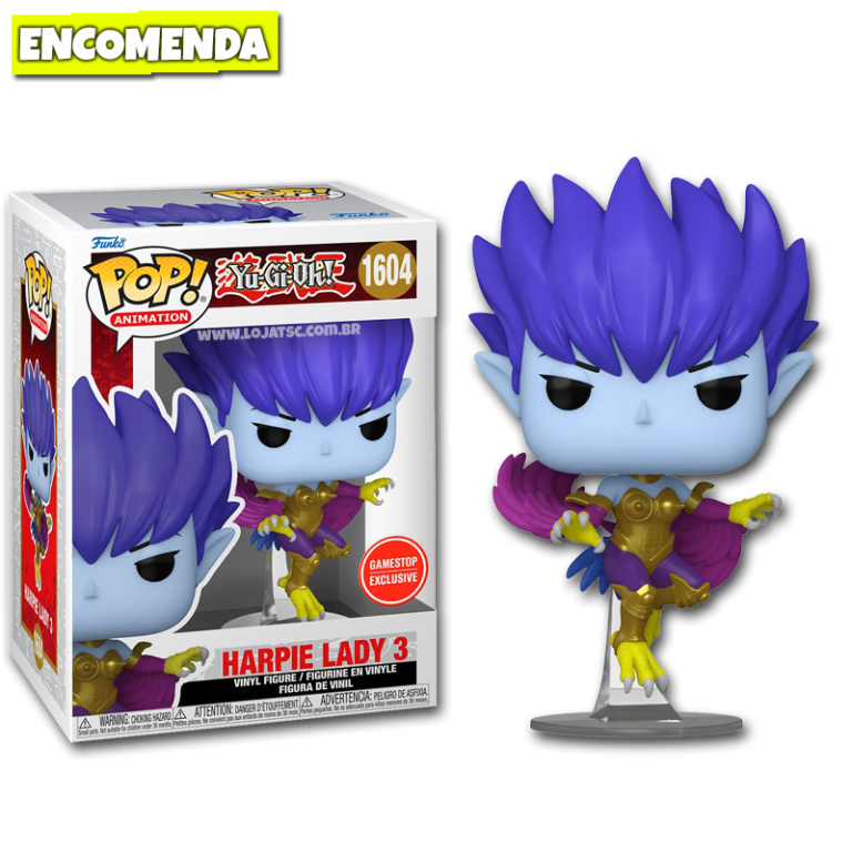 Funko Pop! Yu-Gi-Oh! - Harpie Lady 3 1604 - Loja TSC