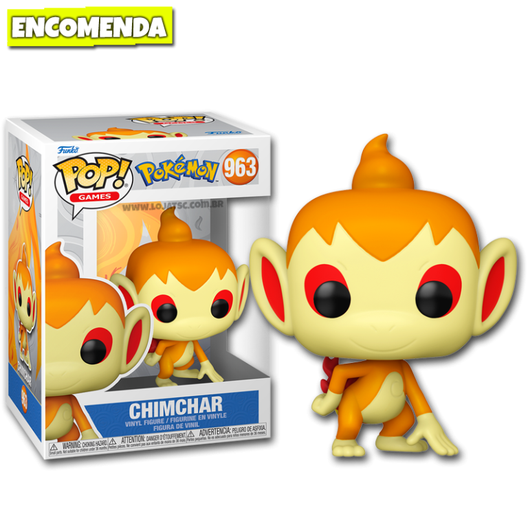 Funko Pop! Pokémon - Chimchar 963 - Loja TSC