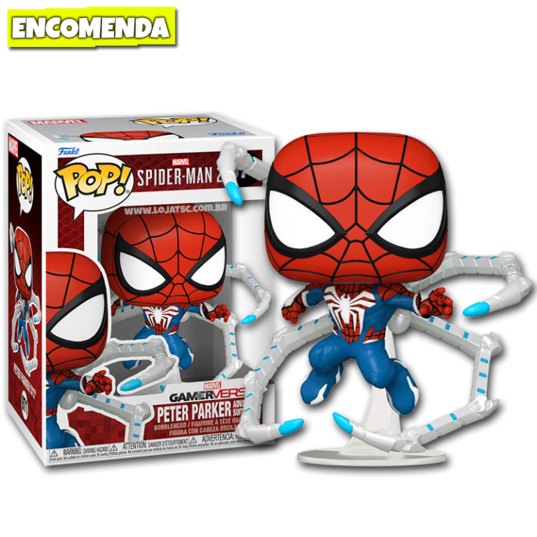 Funko Pop! Spider-Man 2 - Peter Parker Advanced Suit 2.0 971 - Loja TSC