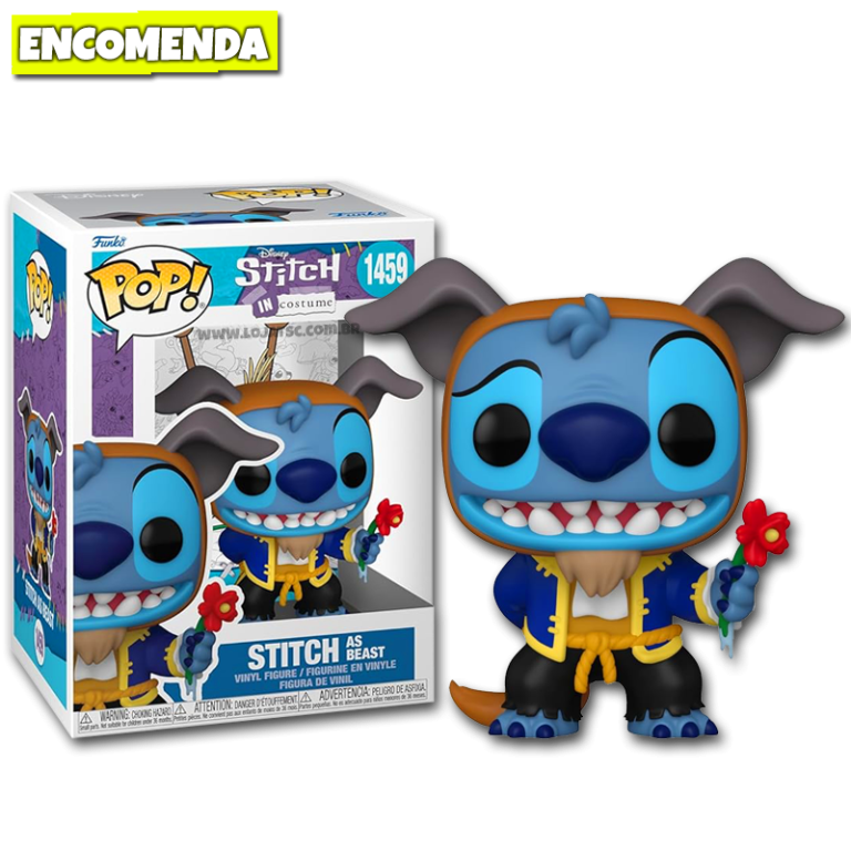 Funko Pop! Stitch in costume – Stitch as Beast 1459 - Loja TSC