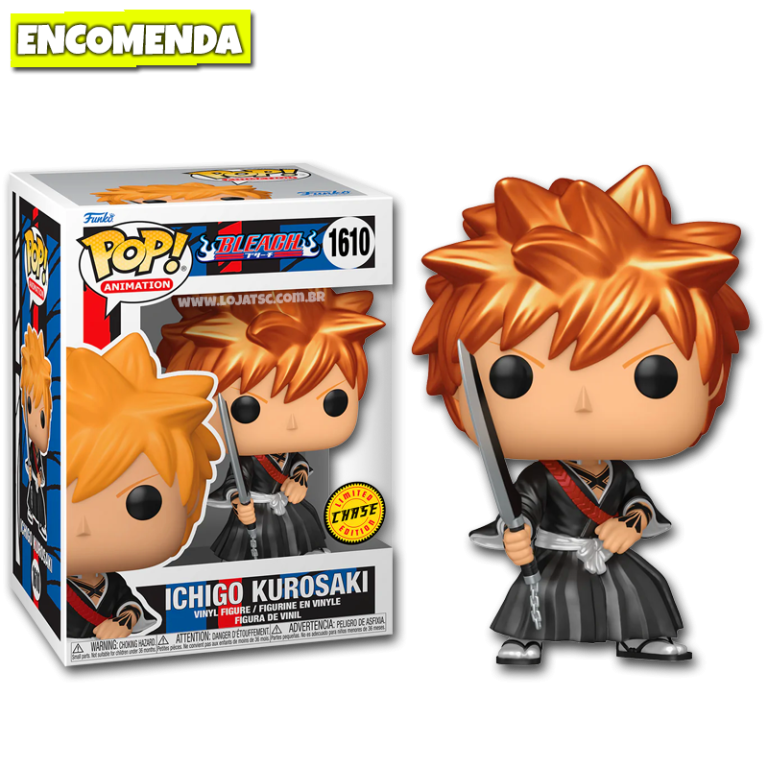 Funko Pop! Bleach - Ichigo Kurosaki 1610 CHASE - Loja TSC