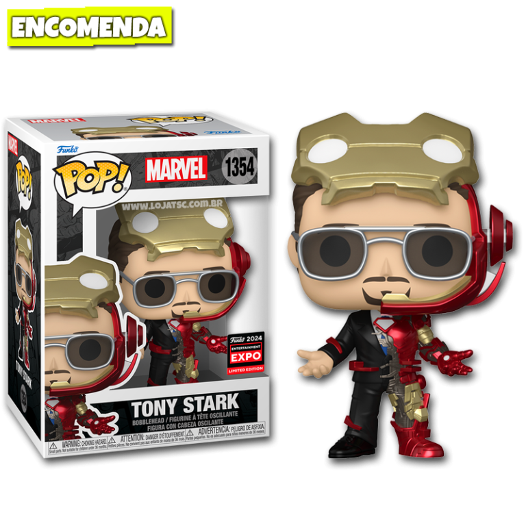 Funko Pop! Marvel - Tony Stark 1354 - Loja TSC
