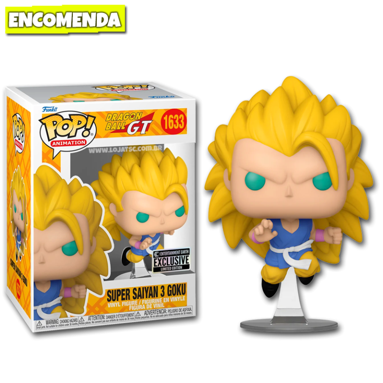 Funko Pop! Dragon Ball GT – Super Saiyan 3 Goku 1633 - Loja TSC