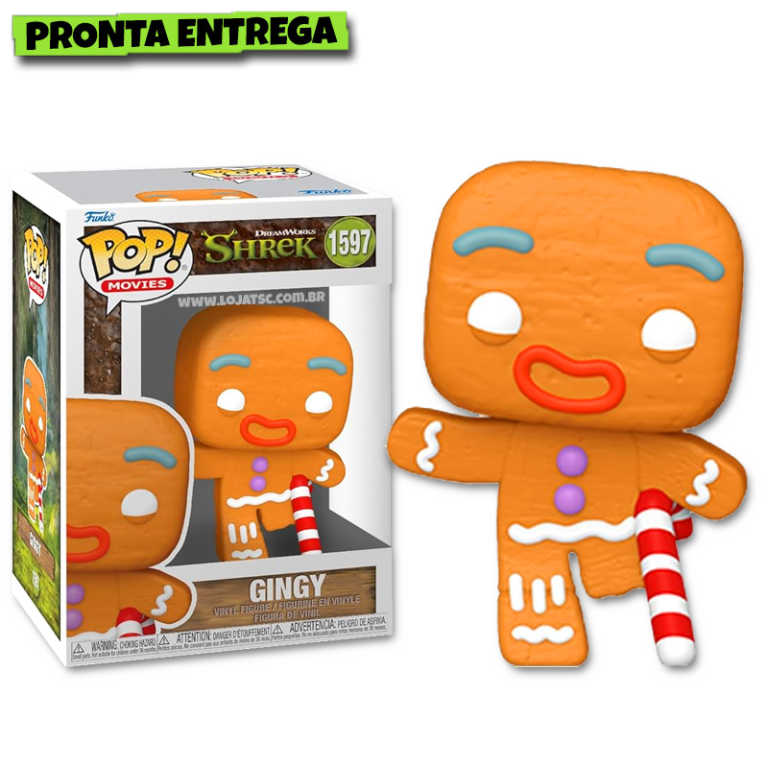Funko Pop! DreamWorks 30th Anniversary: Shrek - Gingy 1597 - Loja TSC