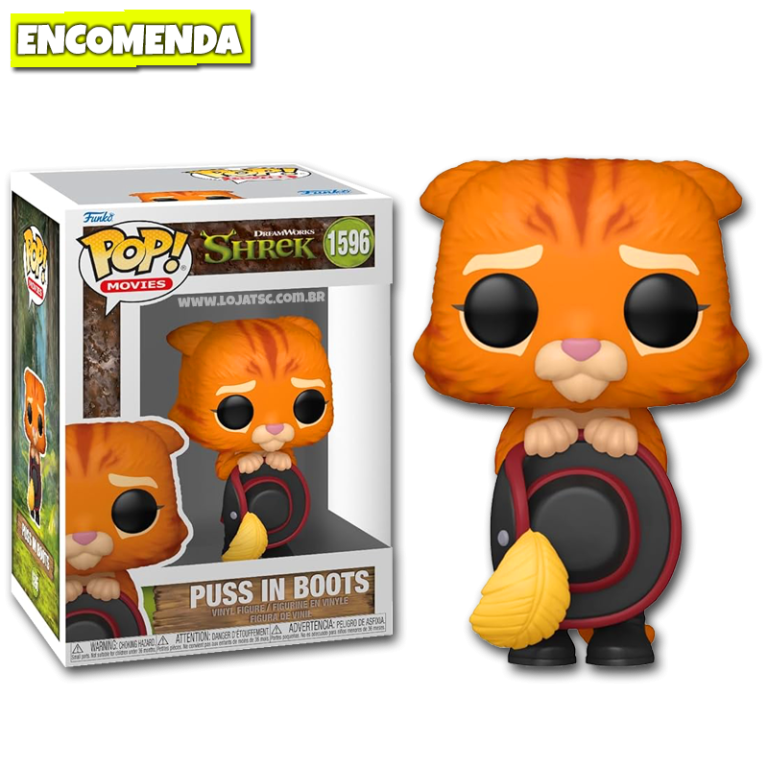 Funko Plush DreamWorks 30th Anniversary: Shrek - Puss in Boots - Loja TSC