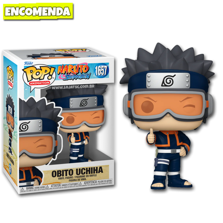 Funko Pop! Naruto Shippuden - Obito Uchiha #1400 - Loja TSC