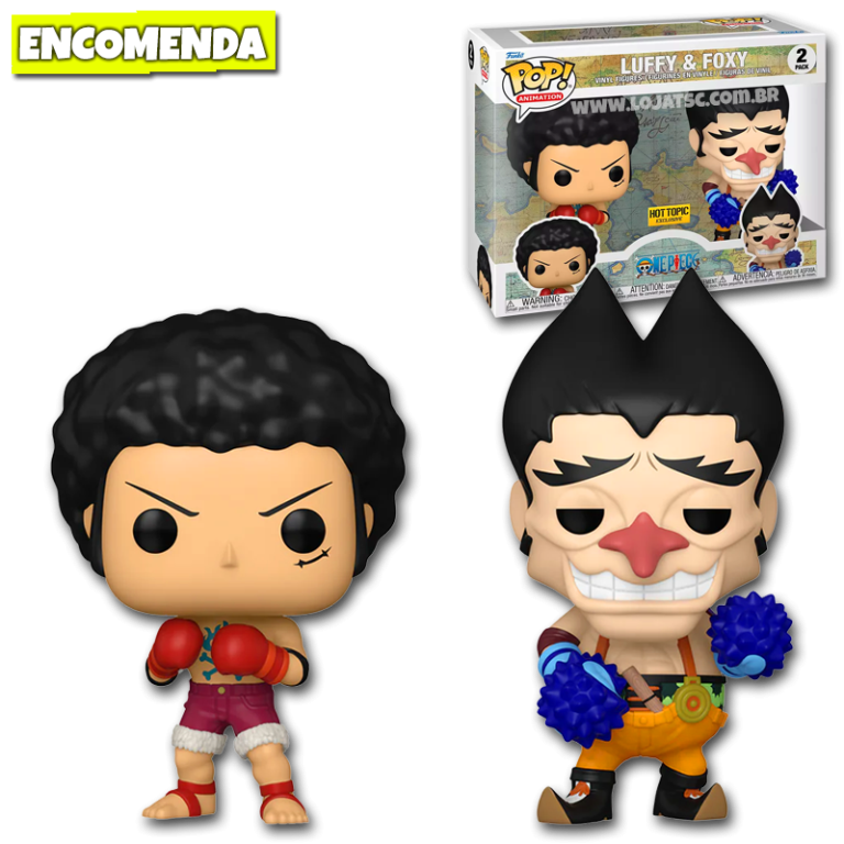 Funko Pop! One Piece - Luffy & Foxy 2Pk - Loja TSC
