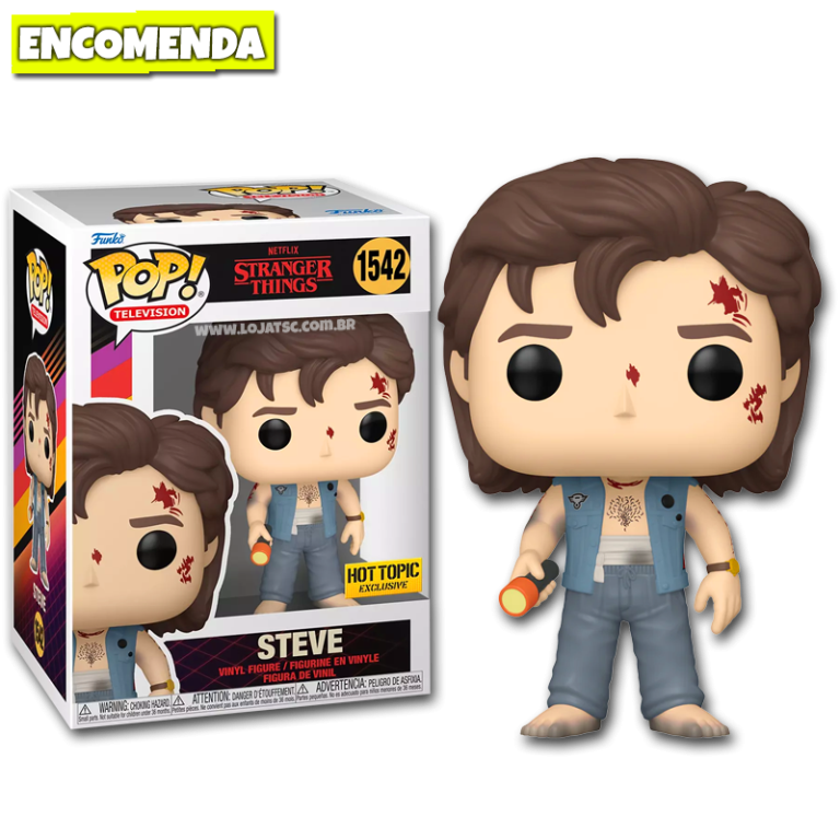 Funko Pop! Stranger Things – Steve 1542 - Loja TSC