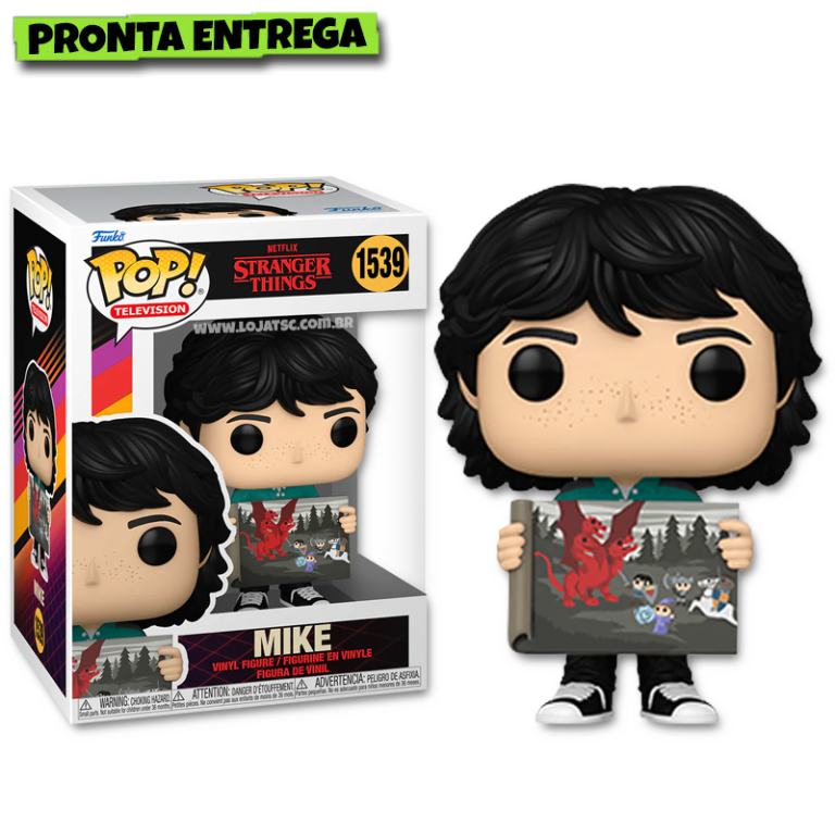 Funko Pop! Stranger Things 4 - Mike 1539 - Loja TSC