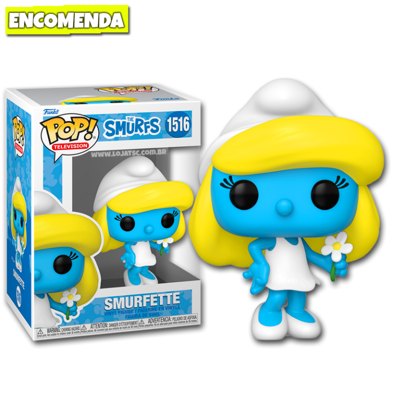 Funko Pop! The Smurfs - Smurfette 1516 CHASE - Loja TSC