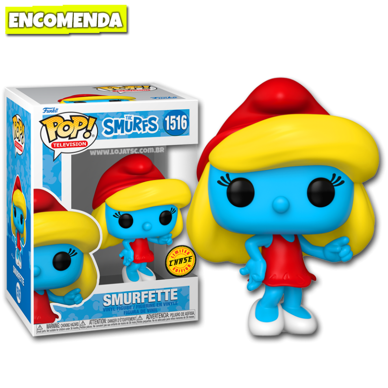 Funko Pop! The Smurfs - Smurfette 1516 - Loja TSC