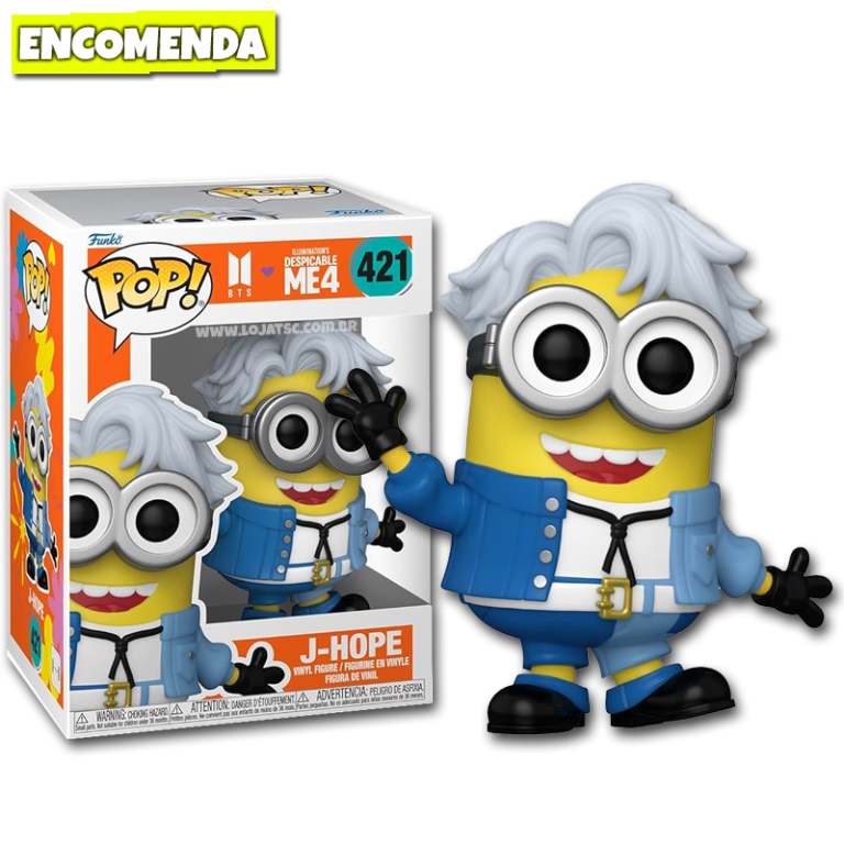 Funko Pop! Despicable Me 4 Minions x BTS - J-Hope 421 - Loja TSC