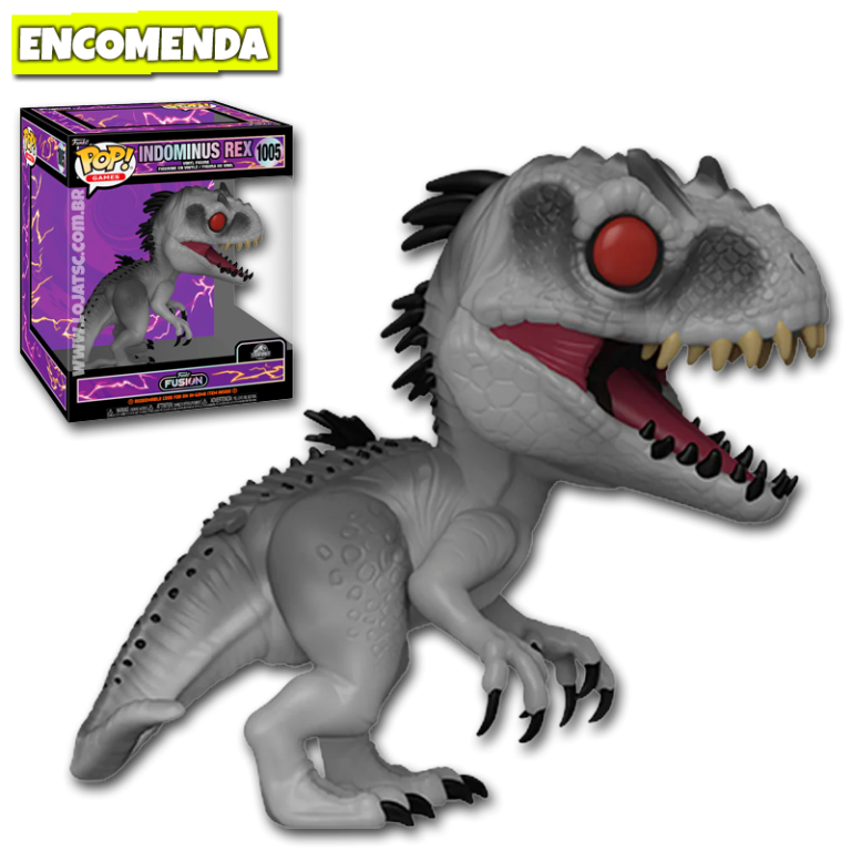 Jurassic Park Collectible Funko POP! Super Fusion Indominus Rex - With ...