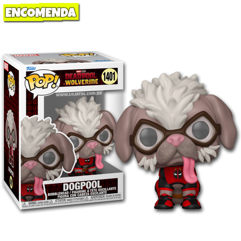 Funko Pop! Deadpool & Wolverine - Dogpool 1401 - Loja TSC