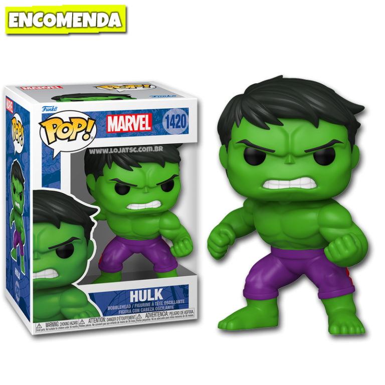 Funko Pop Marvel Hulk 1420 Loja Tsc