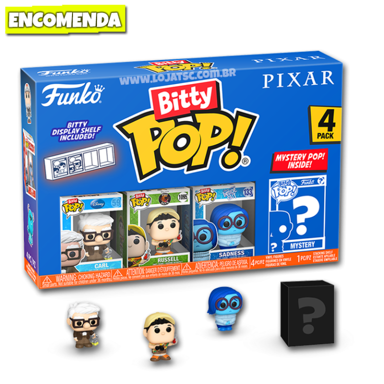 Funko Bitty Pop! Pixar 4-PACK SERIES 3 - Loja TSC